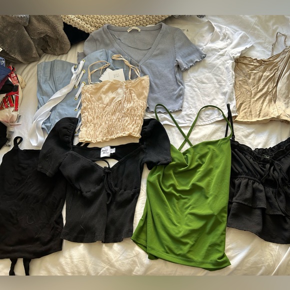 Zara | Tops | 9 Going Out Top Crop Top Bundle | Poshmark